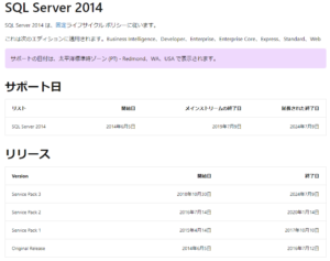 SQL Server 2014 のサポート期限は2024/07/09 | Windows 実践ガイド